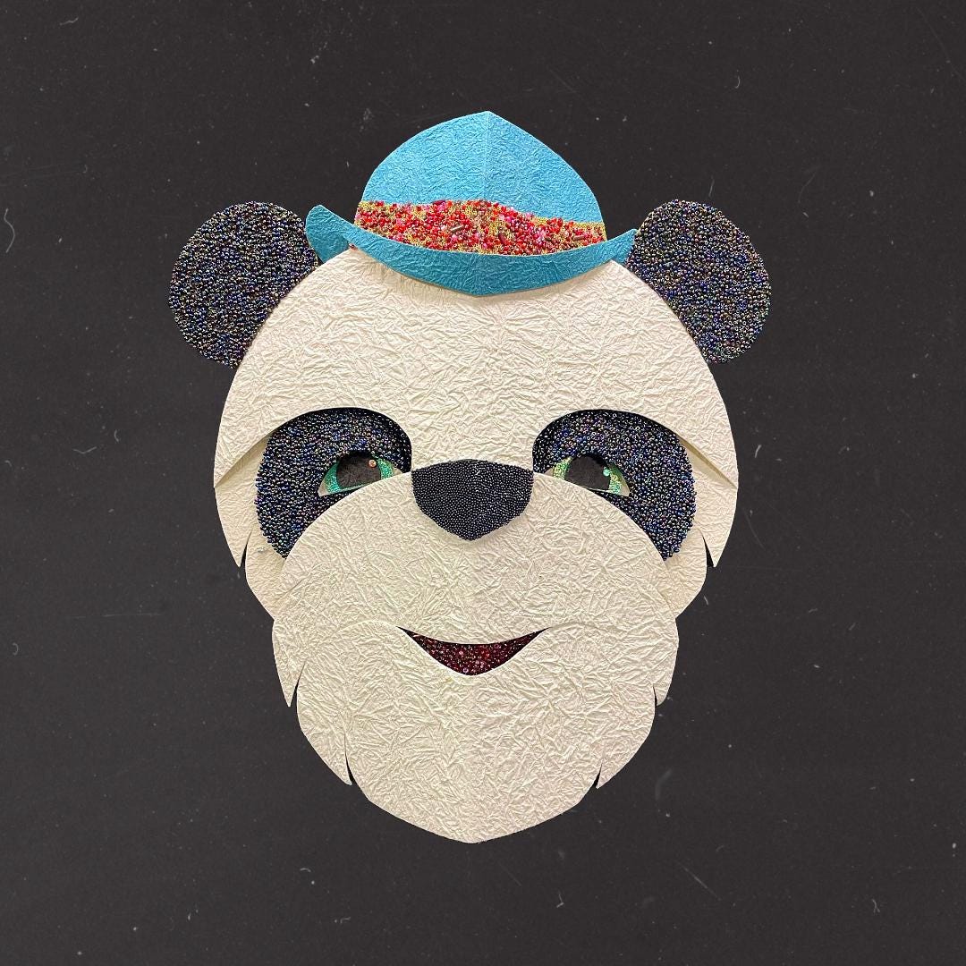 Panda Bear Paper Sculpture - Etsy