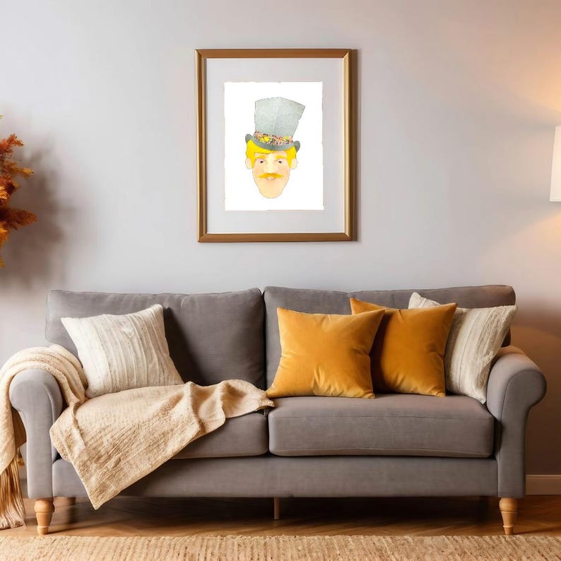 Top Hat Man Paper Sculpture - Etsy