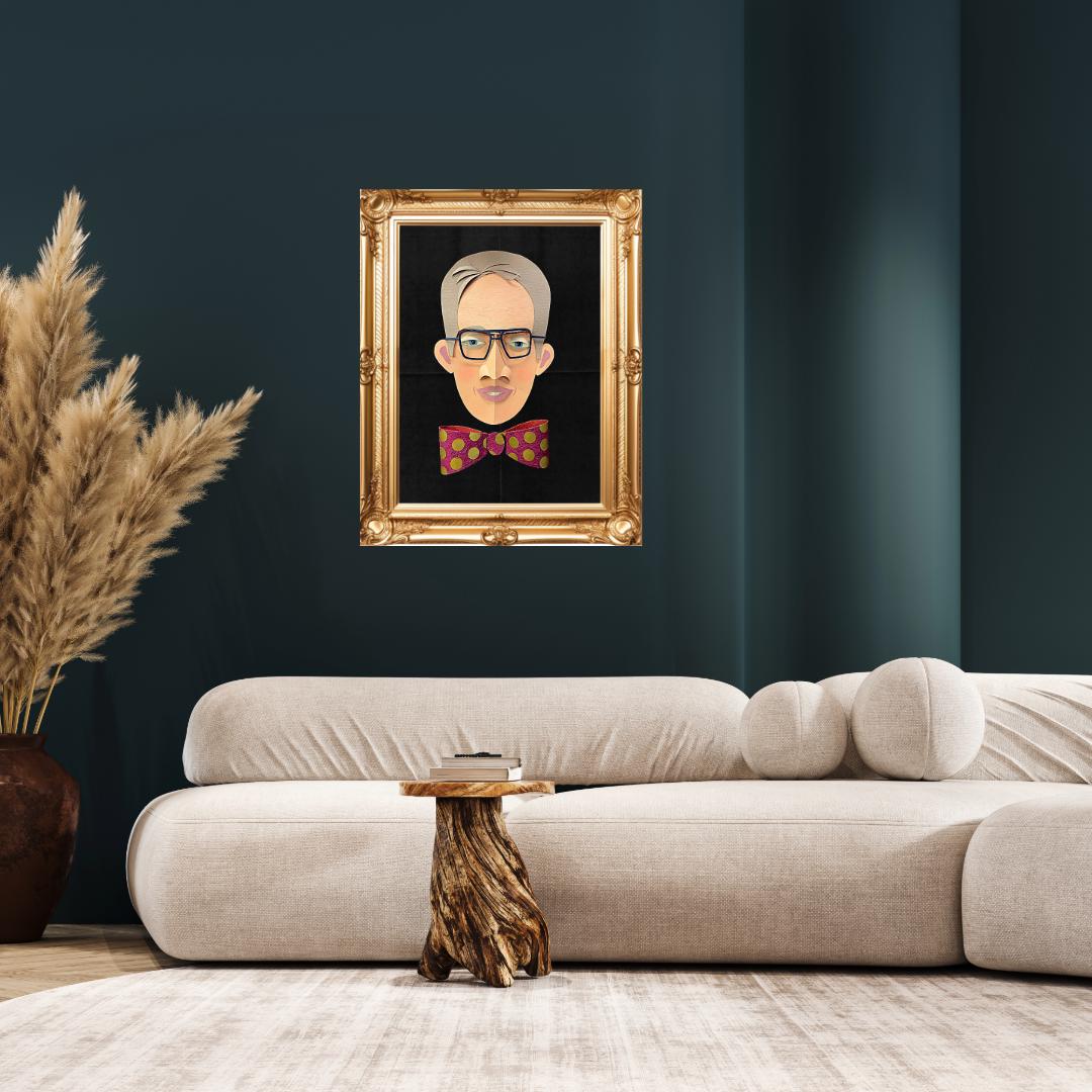 Paper Portrait of a Man paper Sculpture - Etsy