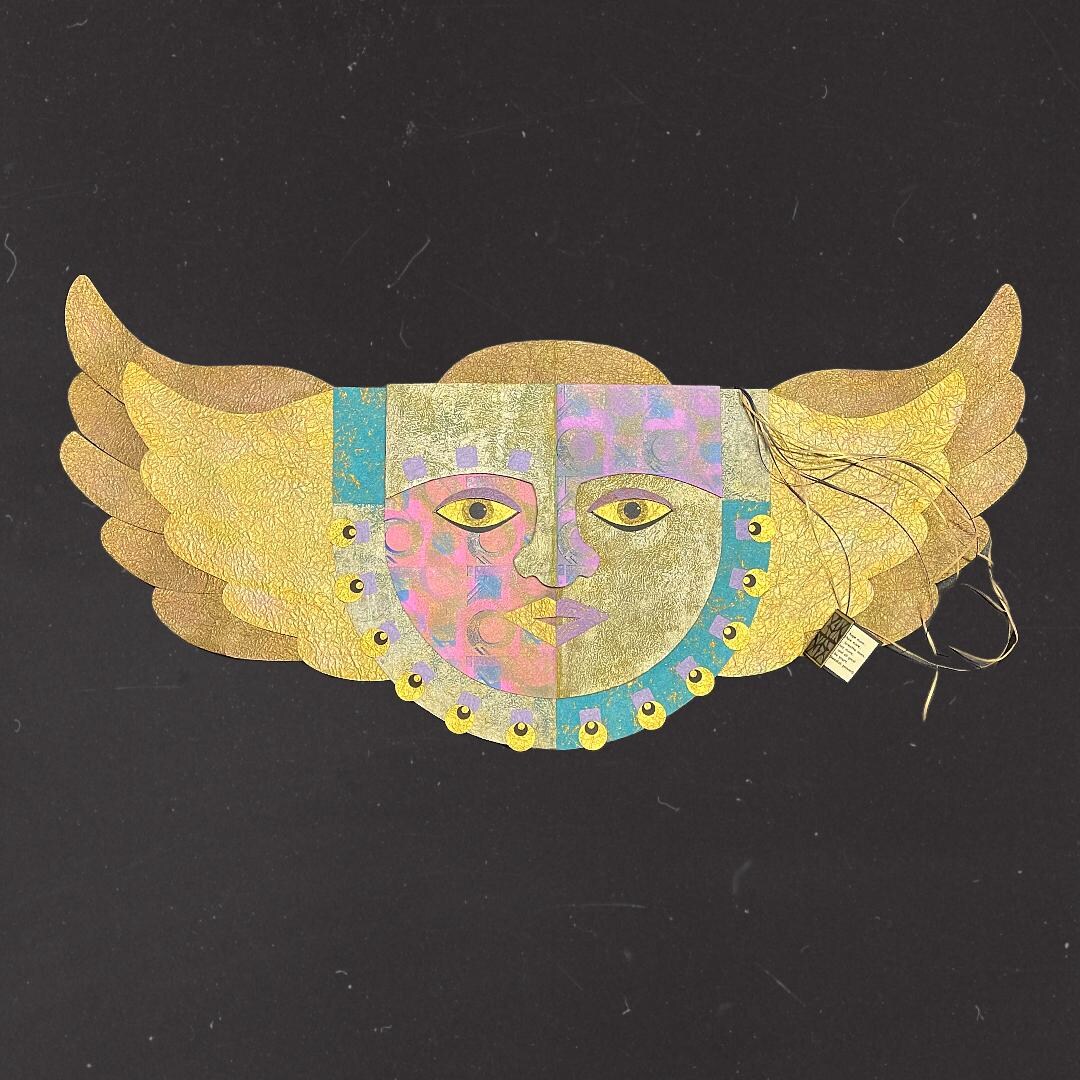 African Plank Mask Paper Sculpture - Etsy