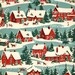 Vintage, Retro Digital Christmas Wallpaper Wrapping Paper - Etsy