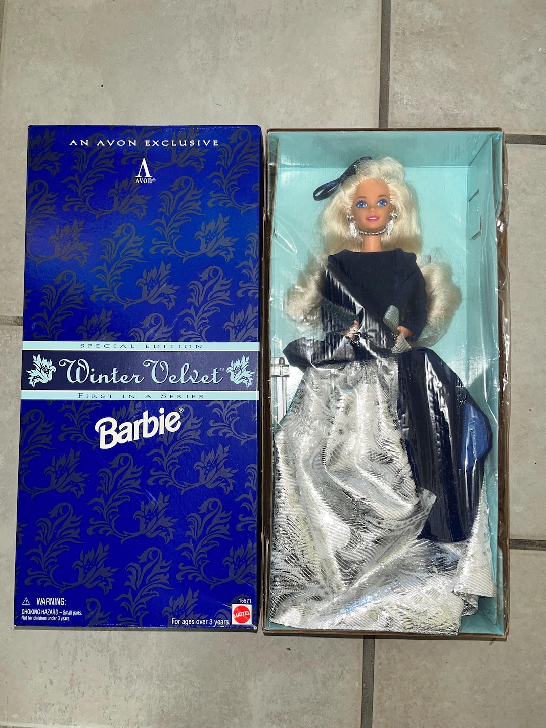 AVON Winter Velvet Barbie - Etsy