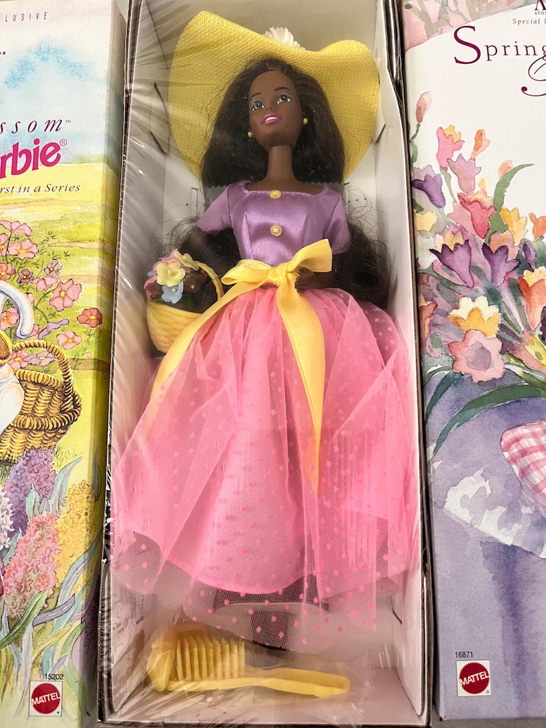 AVON Spring Blossom Barbie First and Second Series - Etsy