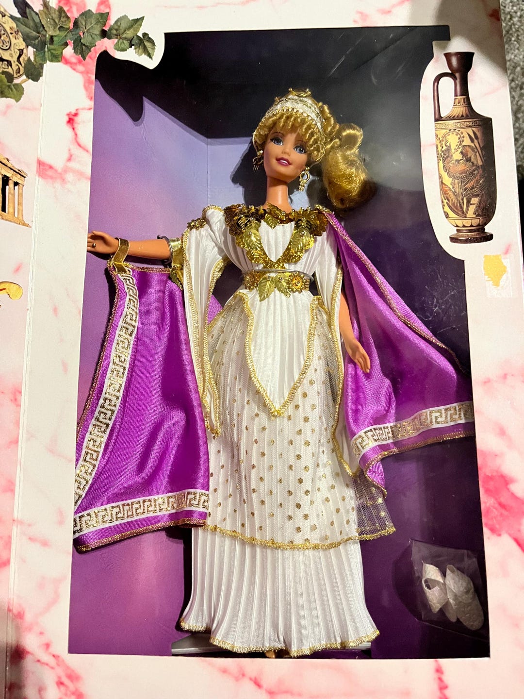 Great Eras Collection Grecian Goddess Barbie Doll – Timeless Elegance ...