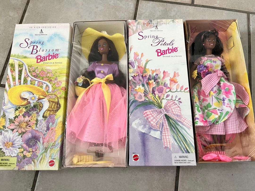 AVON Spring Blossom Barbie First and Second Series - Etsy