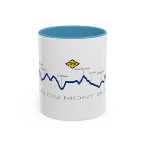 Tour Du Mont Blanc Elevation Profile, Great Trek Souvenir Gift ...
