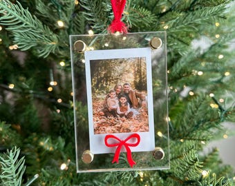 Acrylic Photo Frame Ornament, Mini Photo Frame Ornament, Family ...
