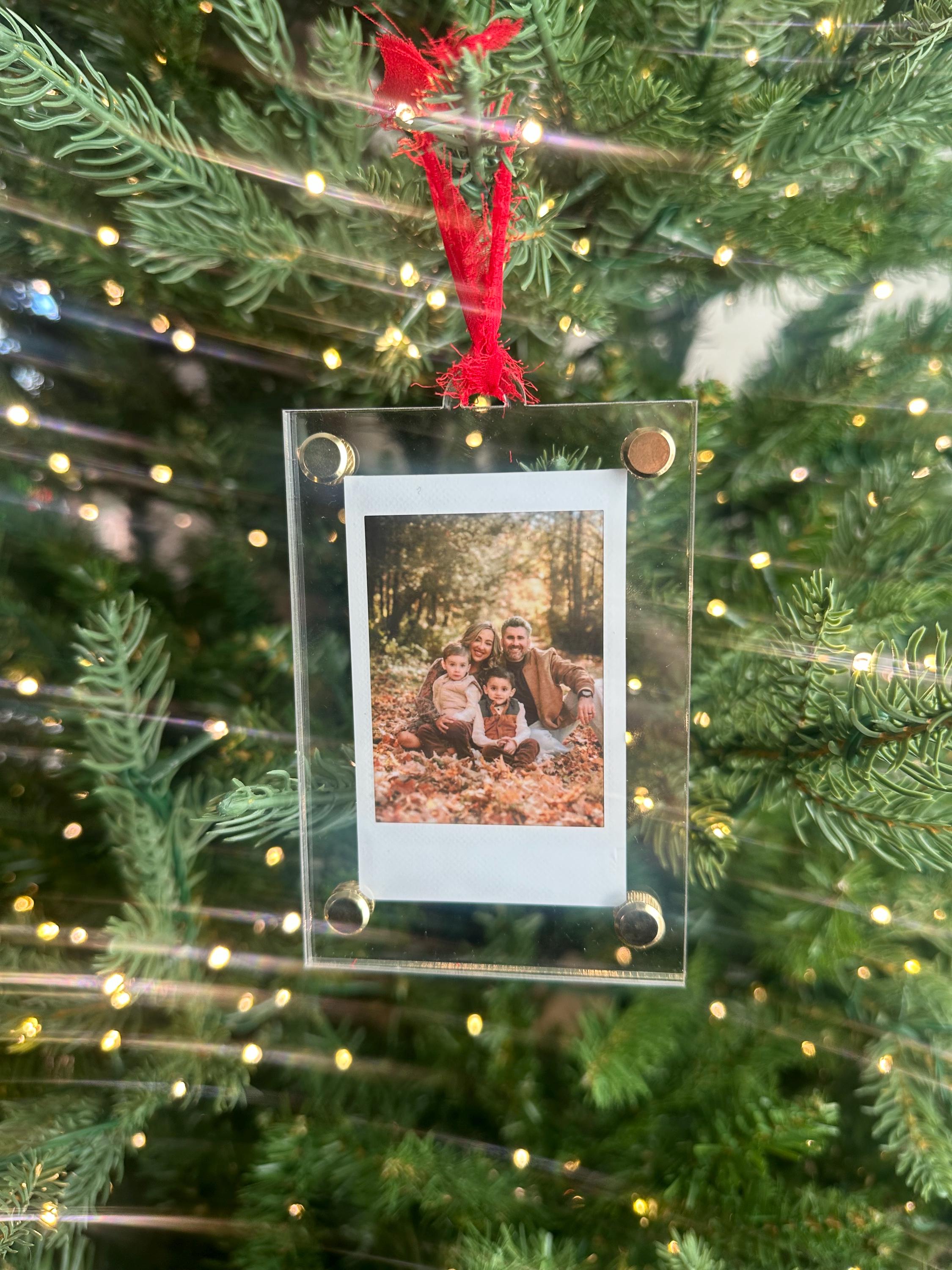 Acrylic Photo Frame Ornament, Mini Photo Frame Ornament, Family ...