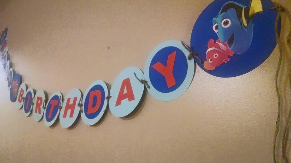 Printable Finding Nemo Happy Birthday Banner Party Decorations - Etsy ...