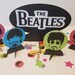 Printable Small Beatles Black Sign Standing Centerpiece Party | Etsy
