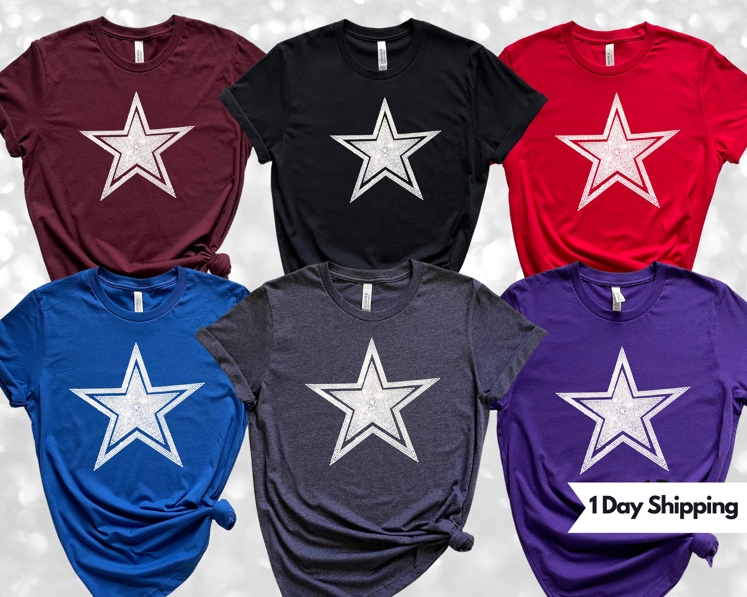 Texas Star Rhinestone Shirts, Texas Mascot Shirt, Dallas Texas Shirt ...
