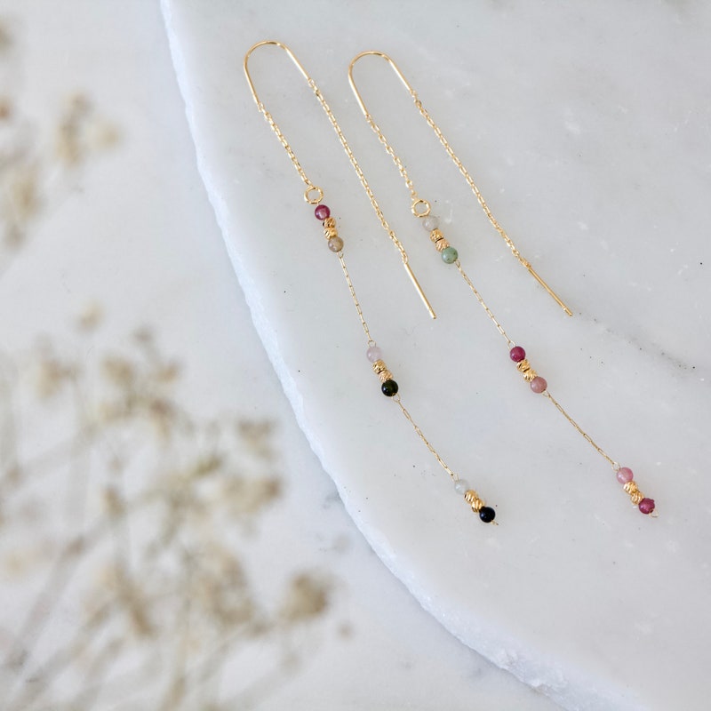 Threader Earrings - Etsy