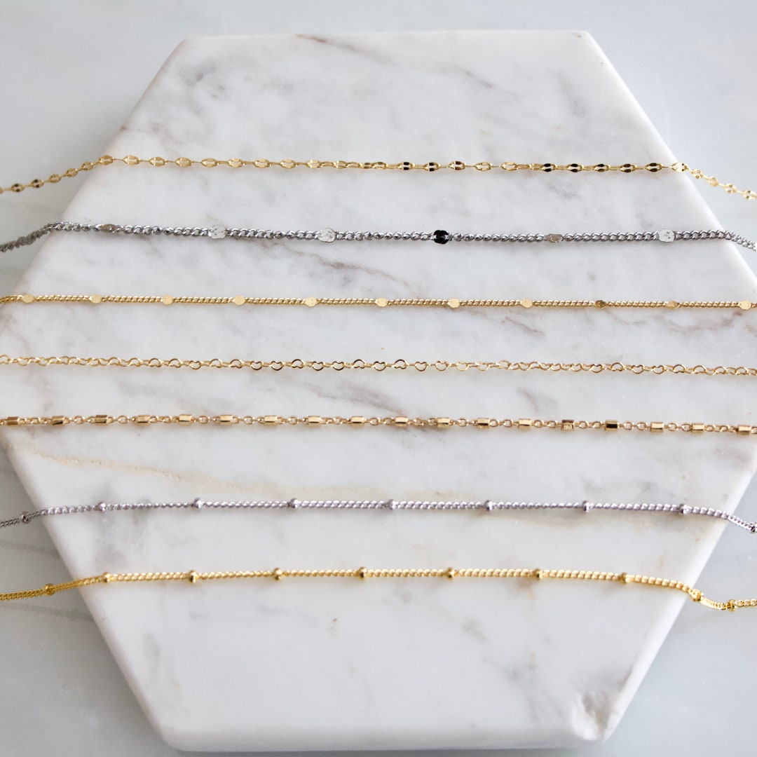 Minimal Chain Necklace - Etsy