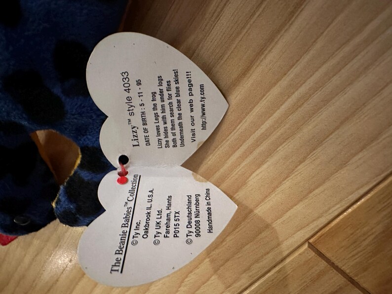 TY Beanie Babies - Lizzy - Etsy