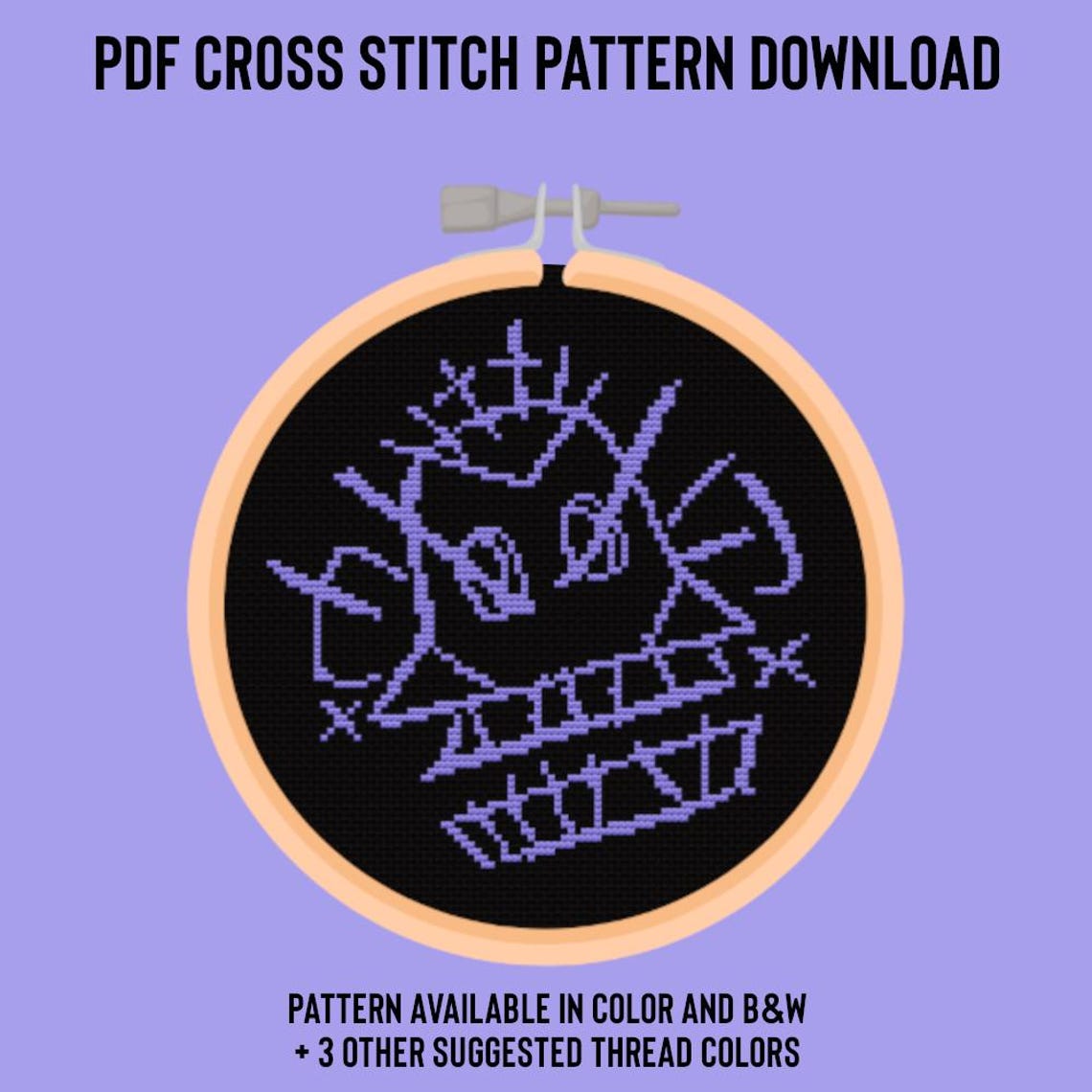 Jinx / League of Legends / Arcane Cross Stitch PDF Pattern Instant ...