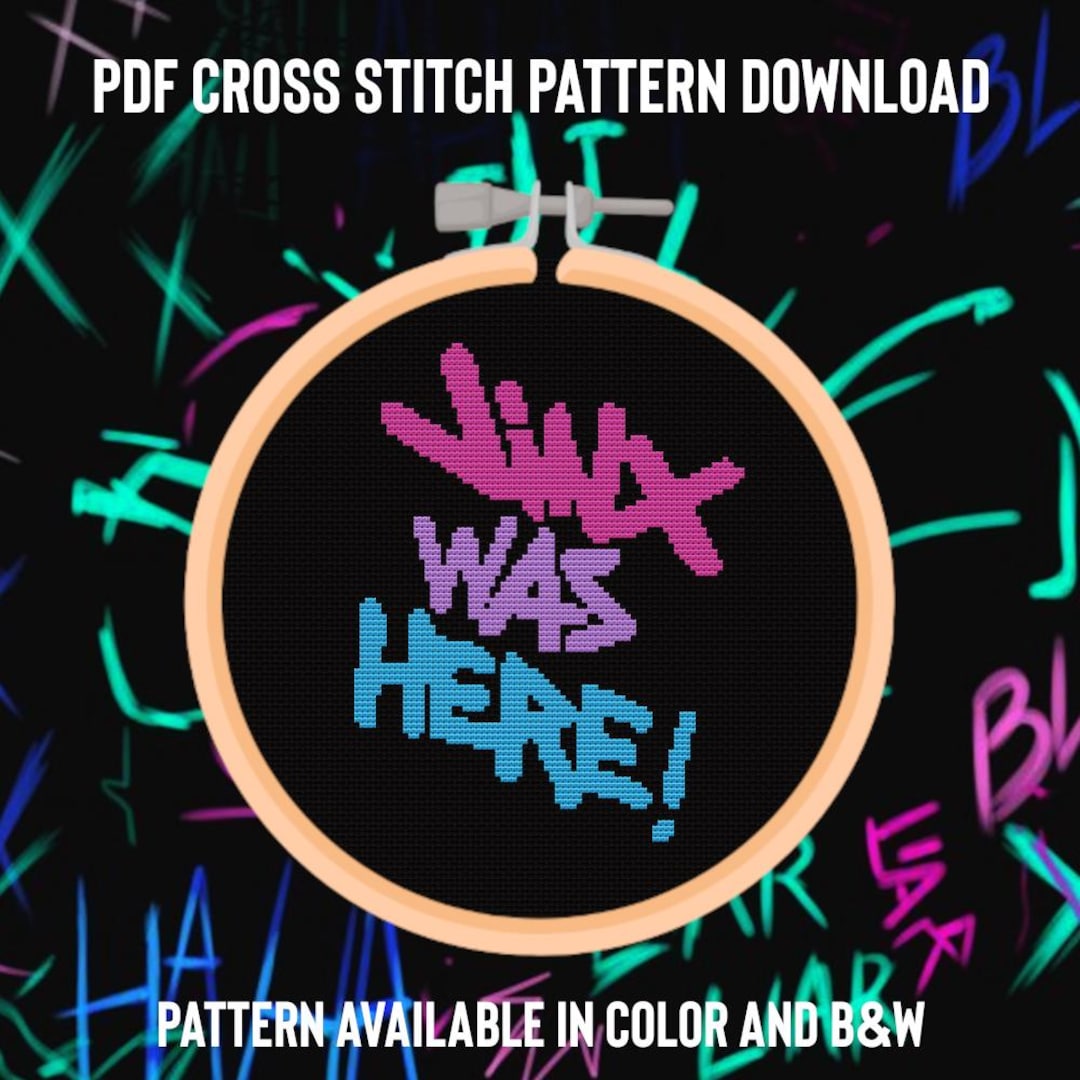 Jinx Was Here! / League of Legends / Arcane Cross Stitch PDF Pattern ...
