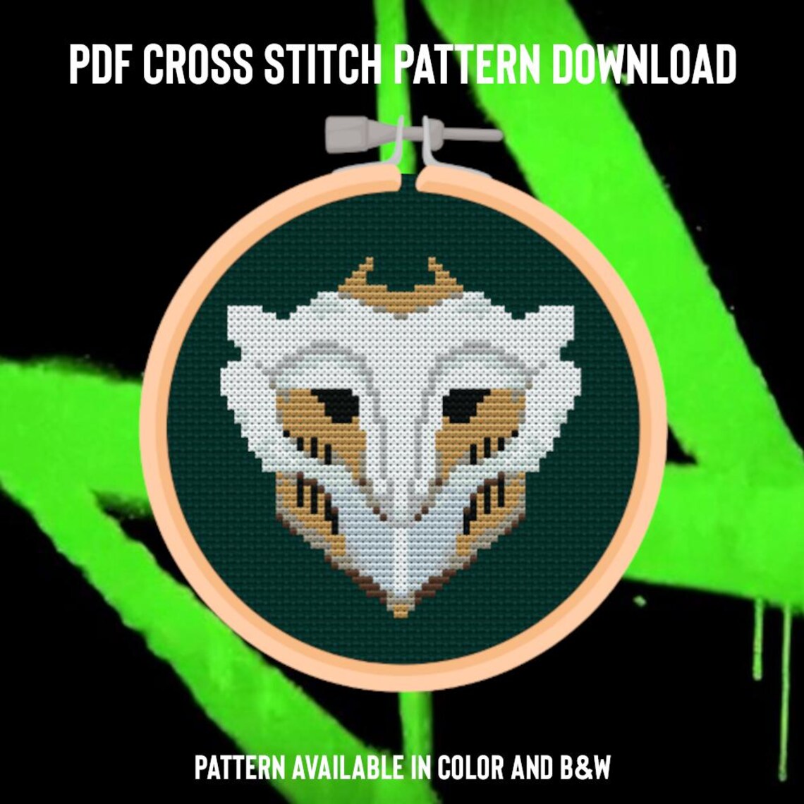 Ekko / Firelights / League of Legends / Arcane Cross Stitch PDF Pattern ...