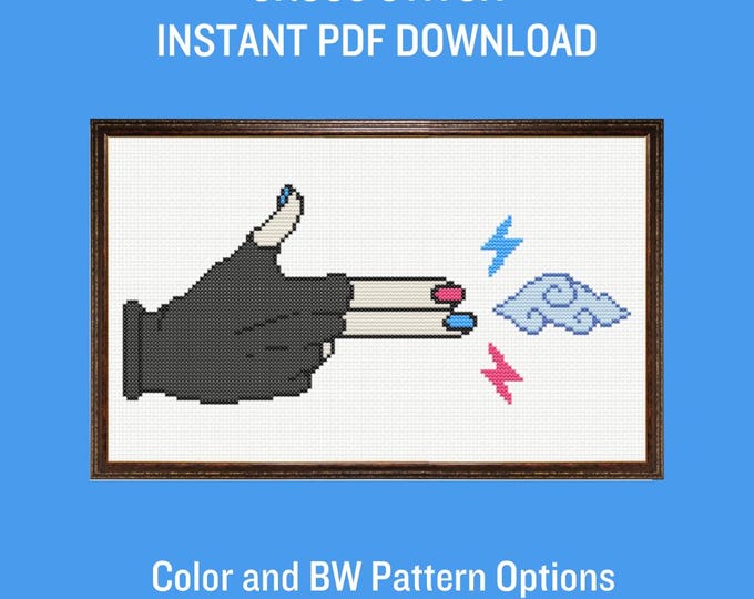 Jinx / League of Legends and Arcane Cross Stitch PDF Pattern Instant ...