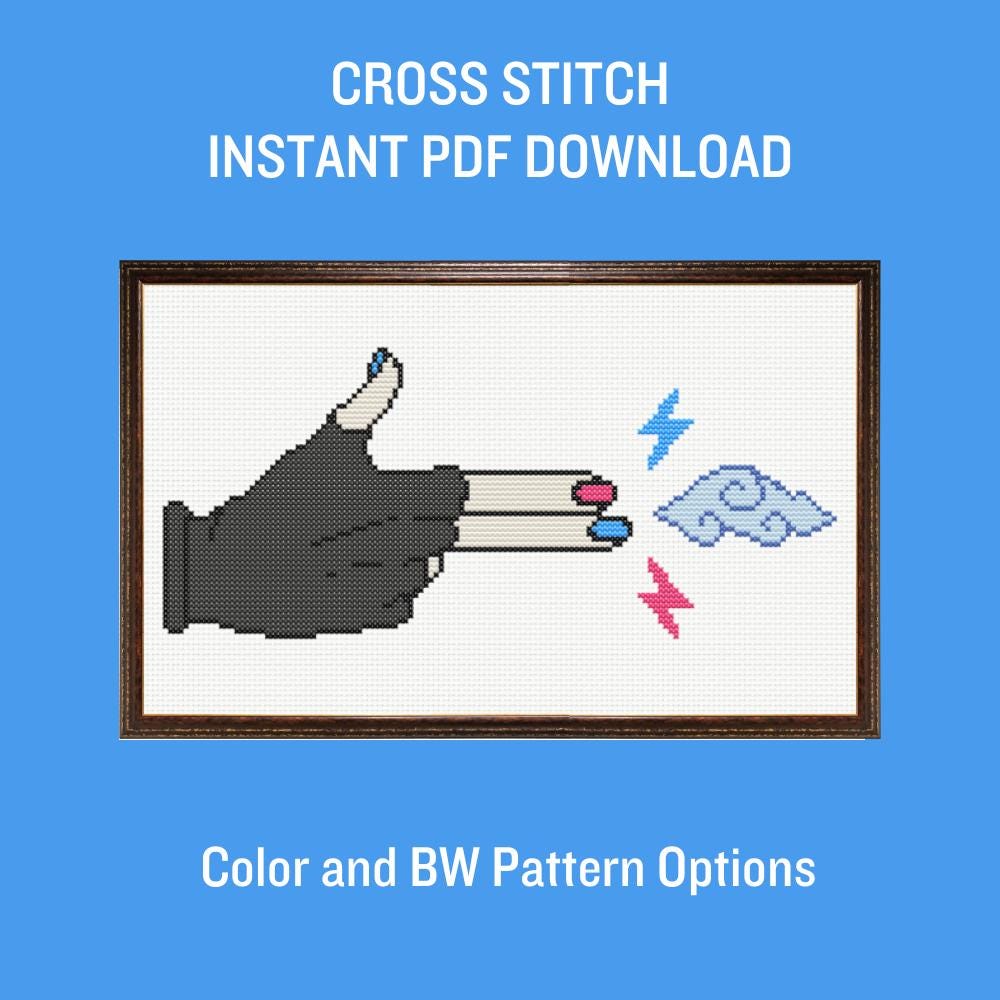 Jinx / League of Legends and Arcane Cross Stitch PDF Pattern Instant ...