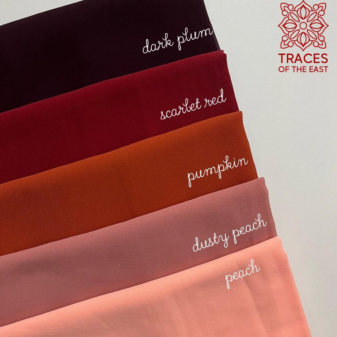 Premium Chiffon Hijab | Muslim Chiffon Hijab | Airy Soft Chiffon Hijab ...