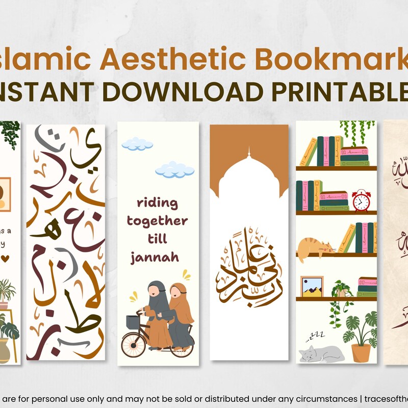 Islamic Bookmarks - Etsy