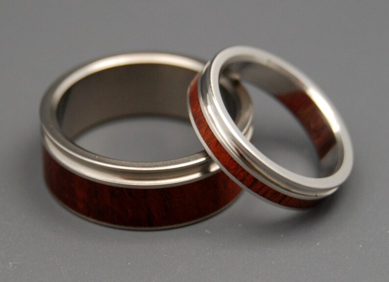 Wedding Ring, Titanium Rings, Wood Rings Titanium Wedding Ring, Men’s ...