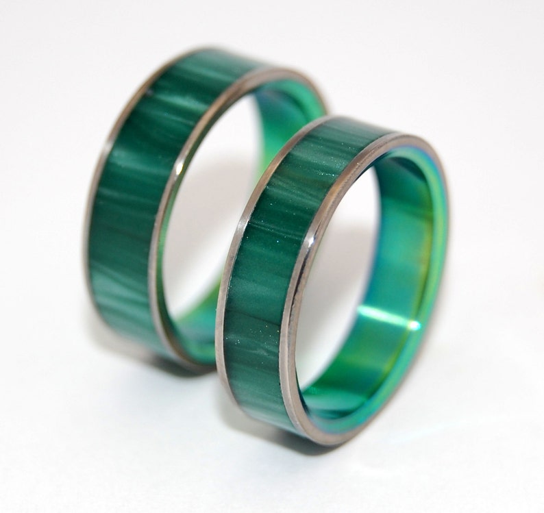 Wedding Rings Titanium Rings Wood Rings Mens Rings - Etsy