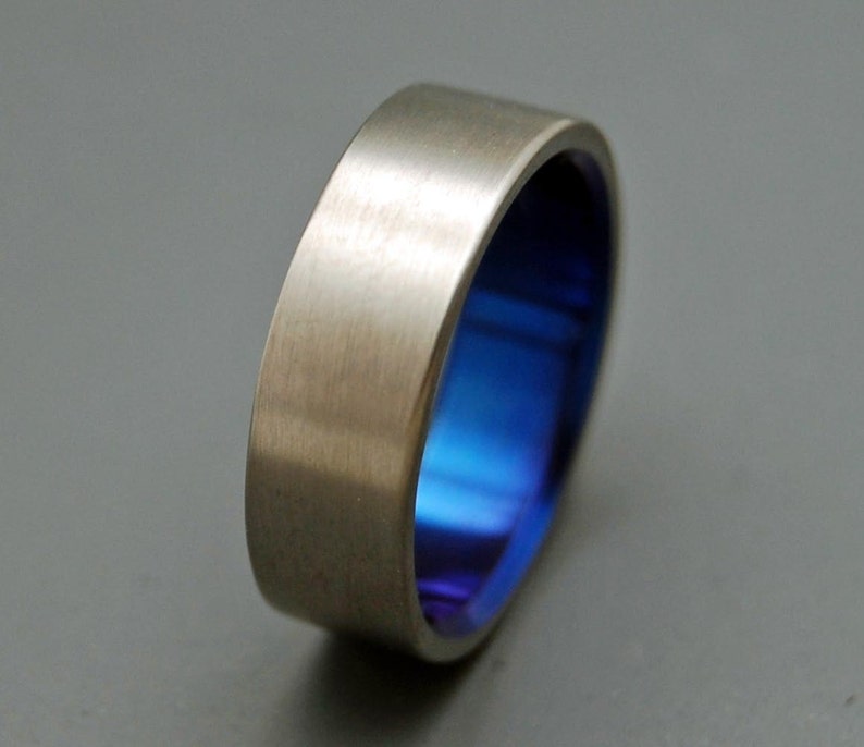 Titanium Wedding Bands, Wedding Rings, Titanium Rings, Something Blue ...