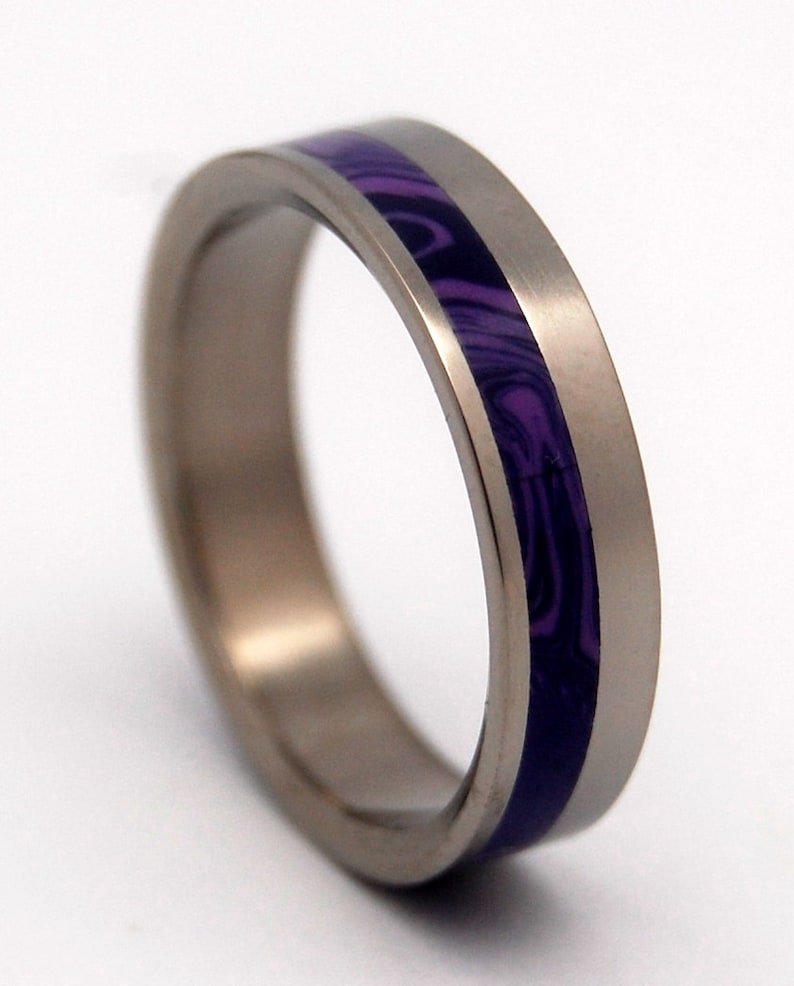 Titanium ring Titanium wedding ring wedding band men's | Etsy