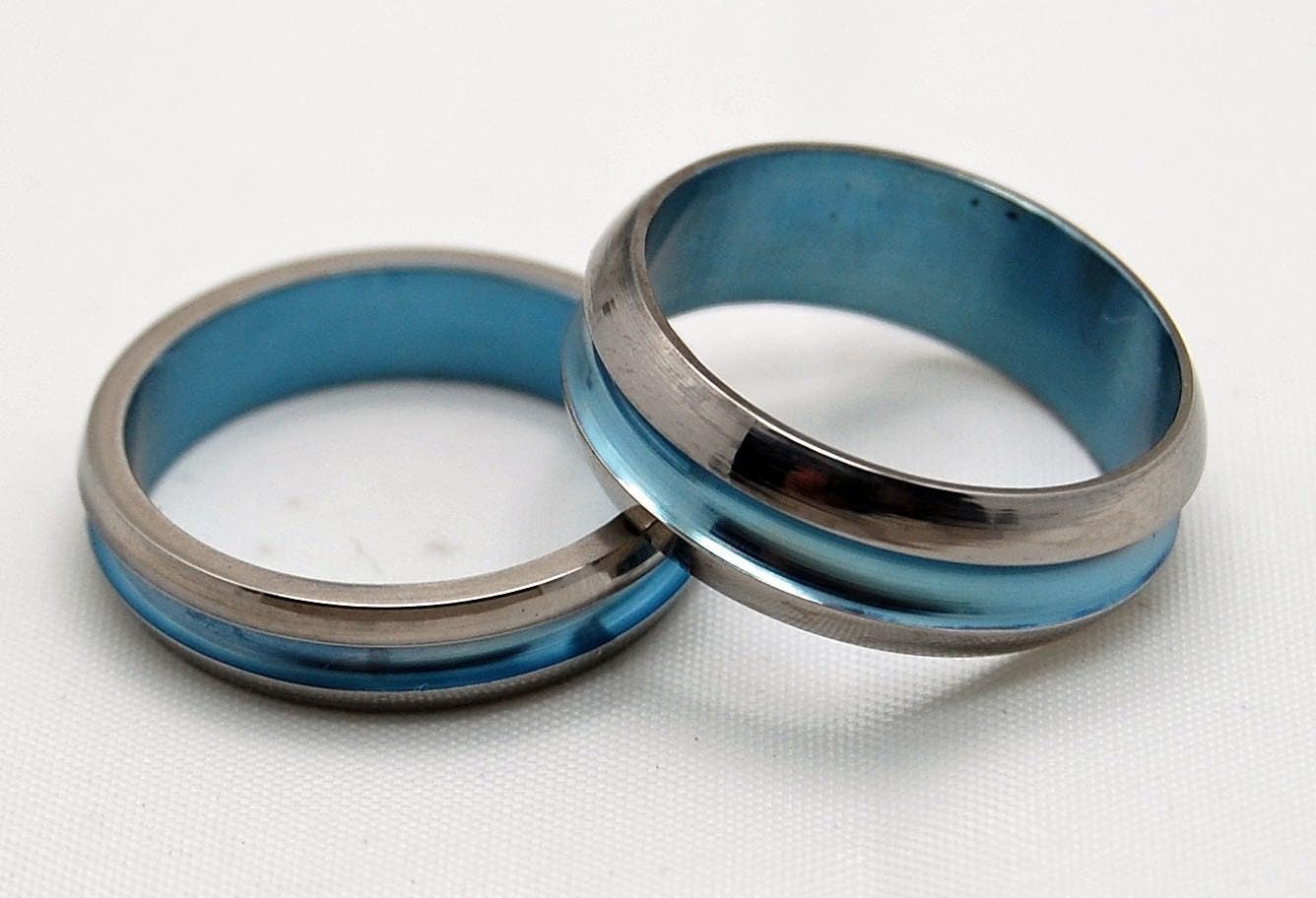 Wedding Rings Titanium Rings Wood Rings Mens Rings - Etsy