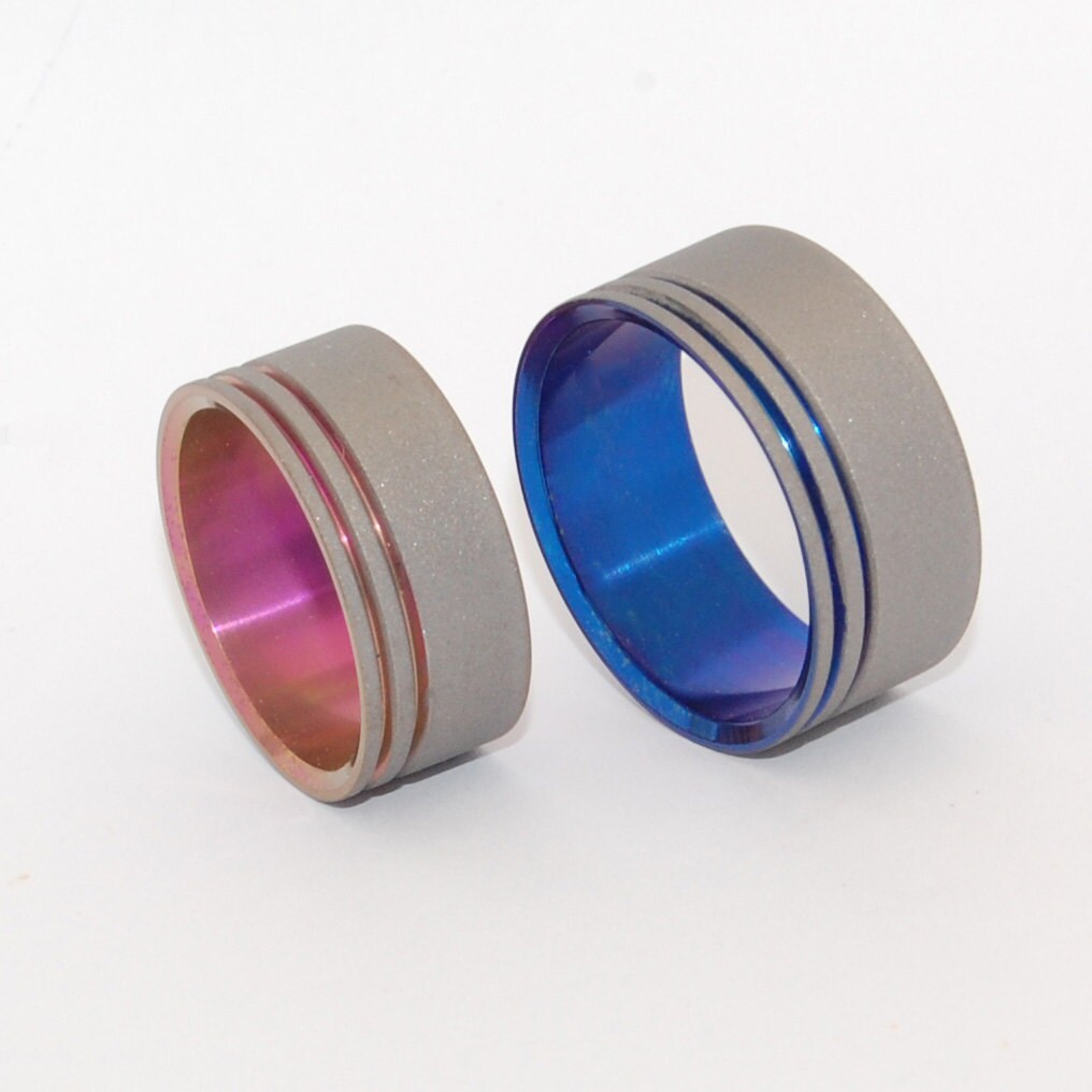 Titanium Wedding Ring, Wedding Ring, Titaniun Rings, Mens Ring, Womens ...