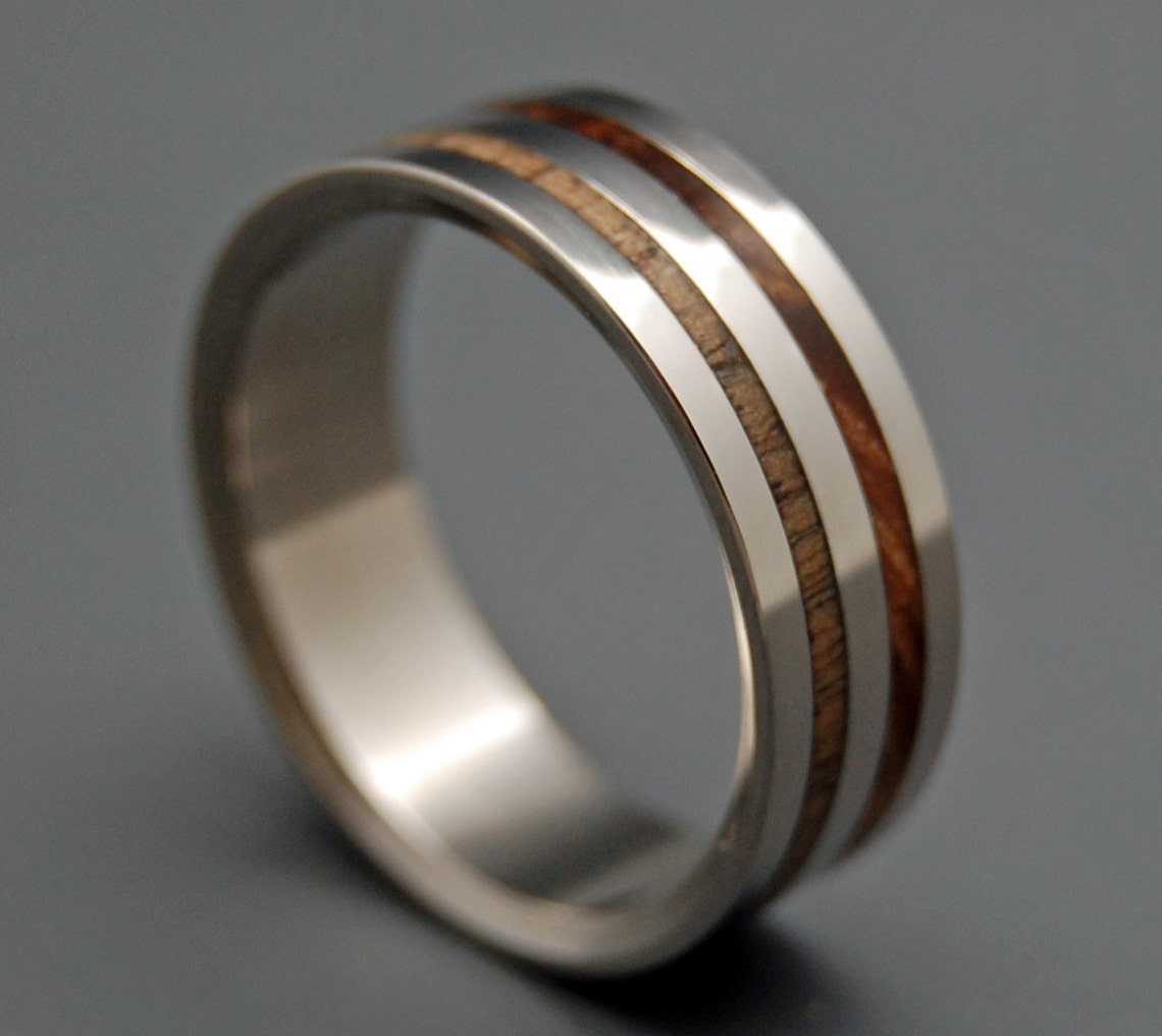 Wooden Wedding Rings Unique Wedding Rings Mens Rings Womens | Etsy