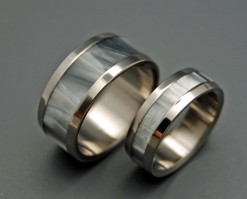 Titanium rings wedding rings titanium wedding rings | Etsy