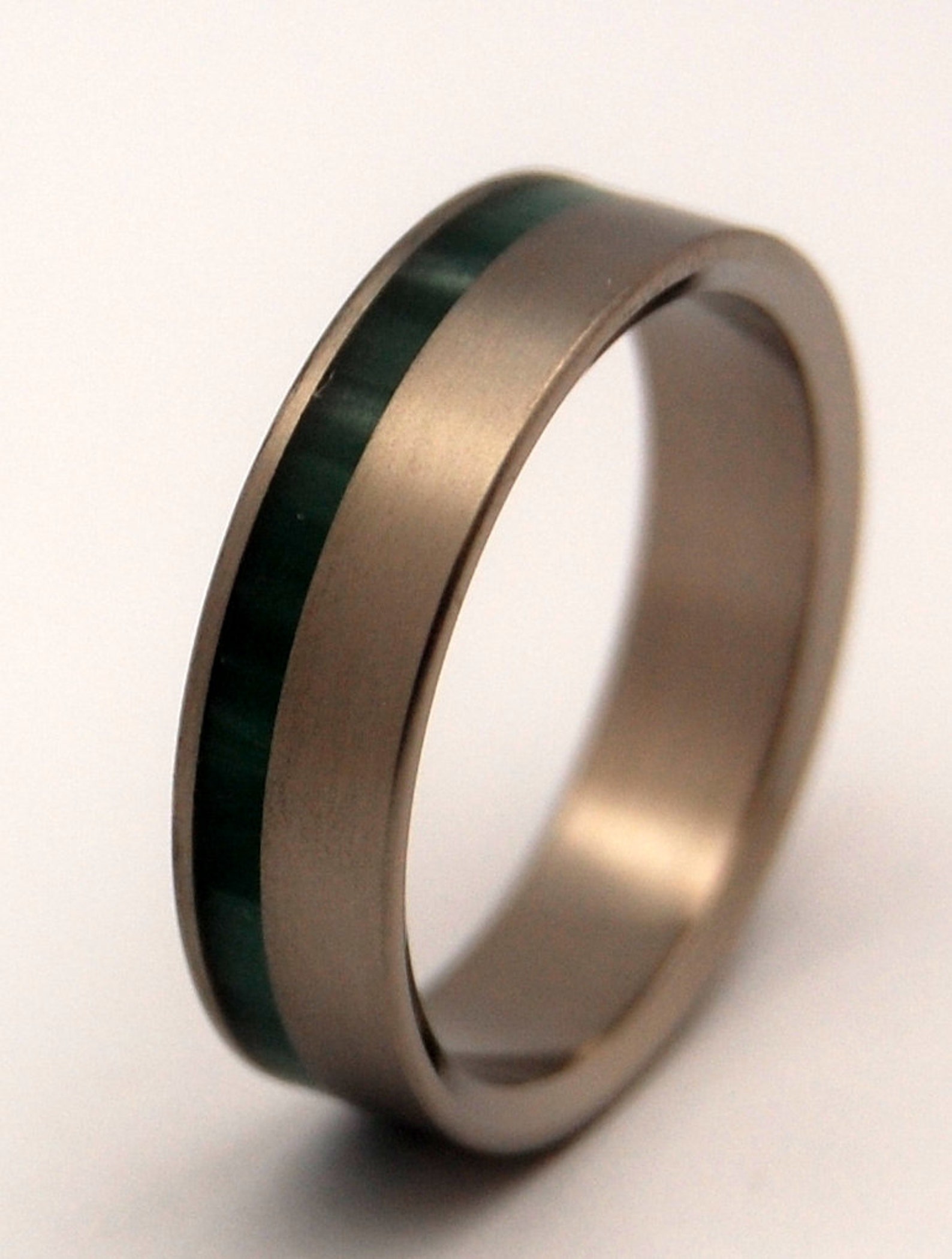 Titanium Ring Stone Ring Jasper Wedding Ring Mens Ring | Etsy