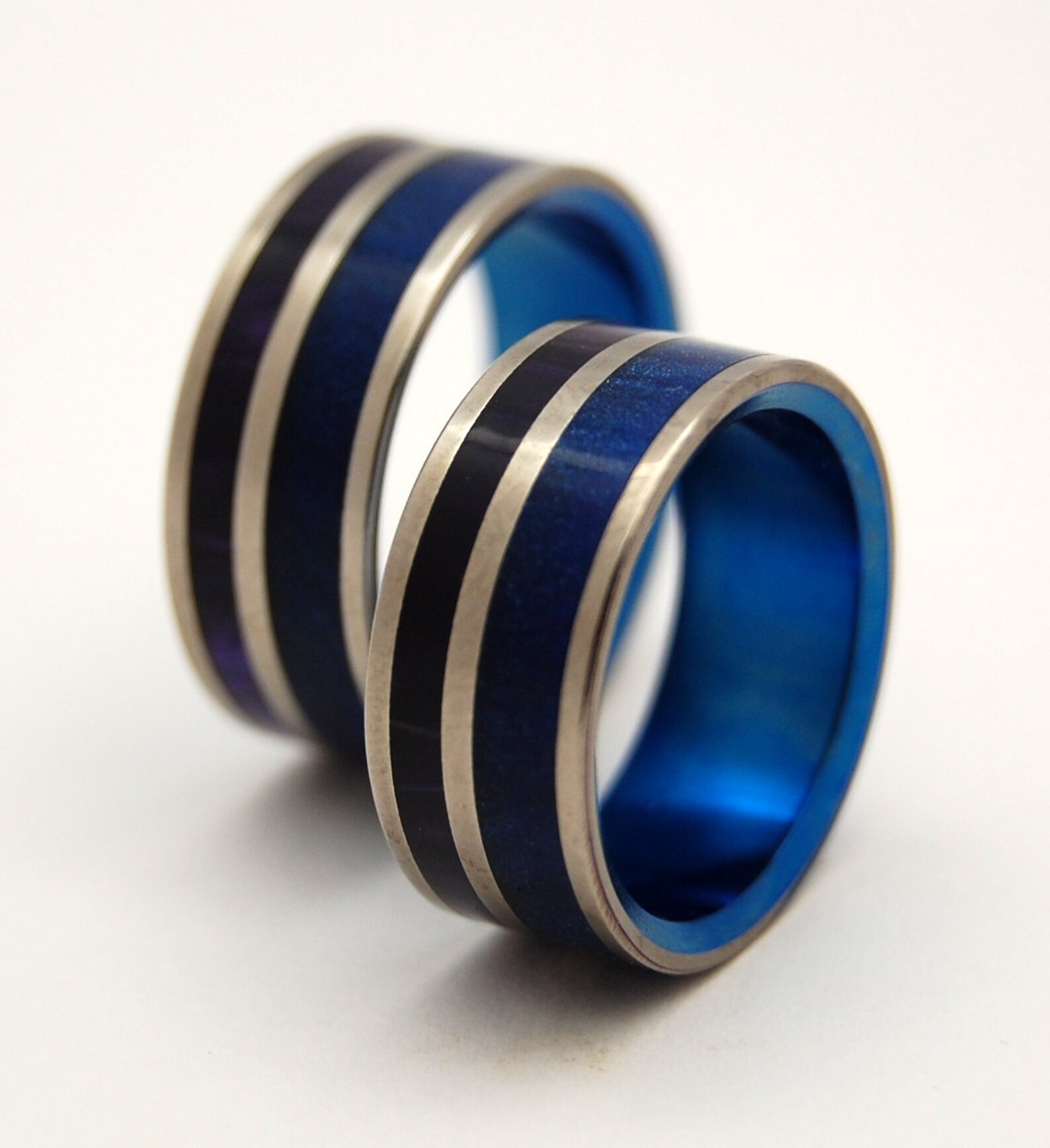 Titanium Rings, Wedding Rings, Titanium Wedding Rings, Sapphire Ring ...