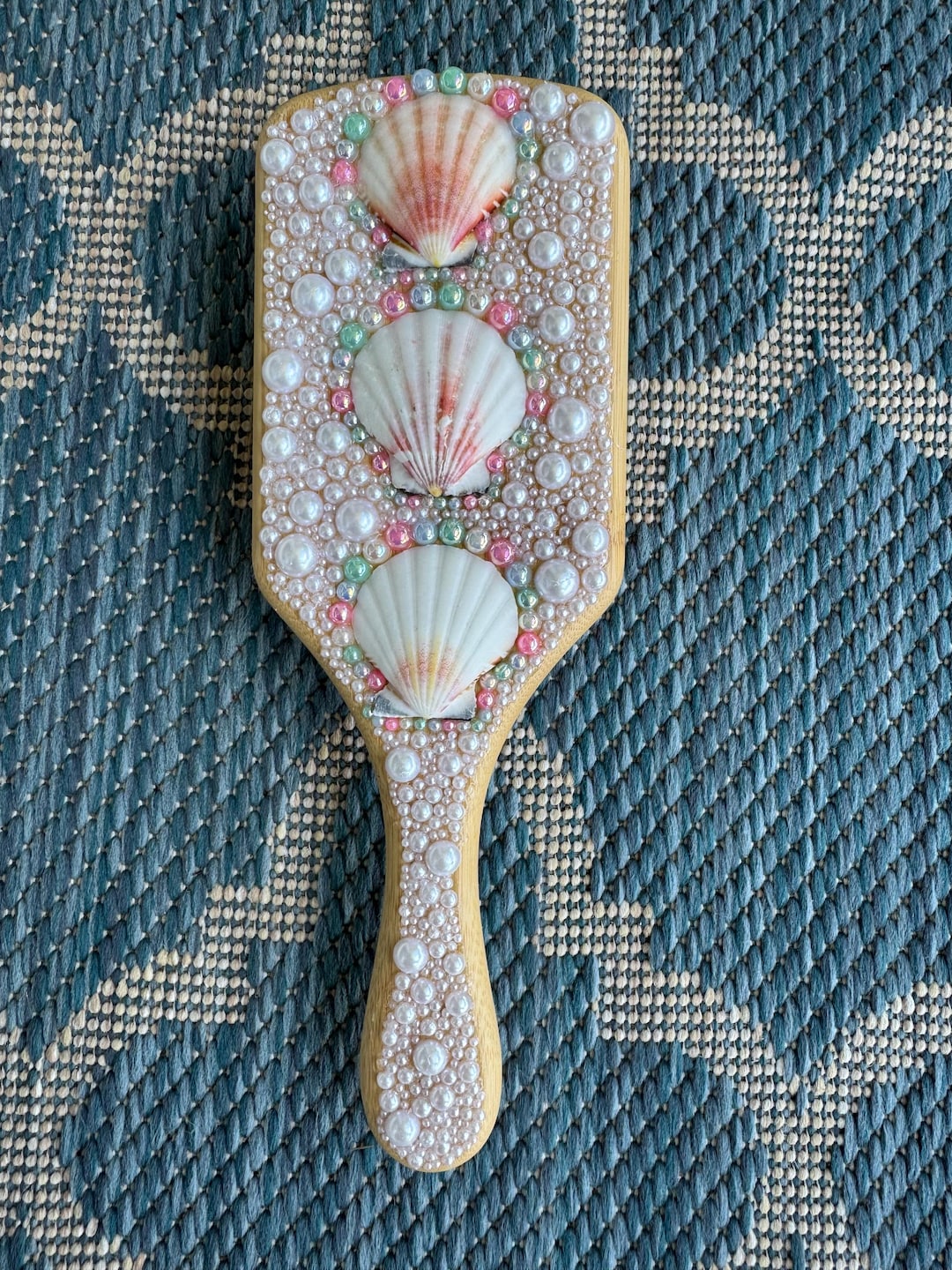 Seashell Beach Brush/ Beach Brush/ Beach Stuff/ Beach Accessories - Etsy