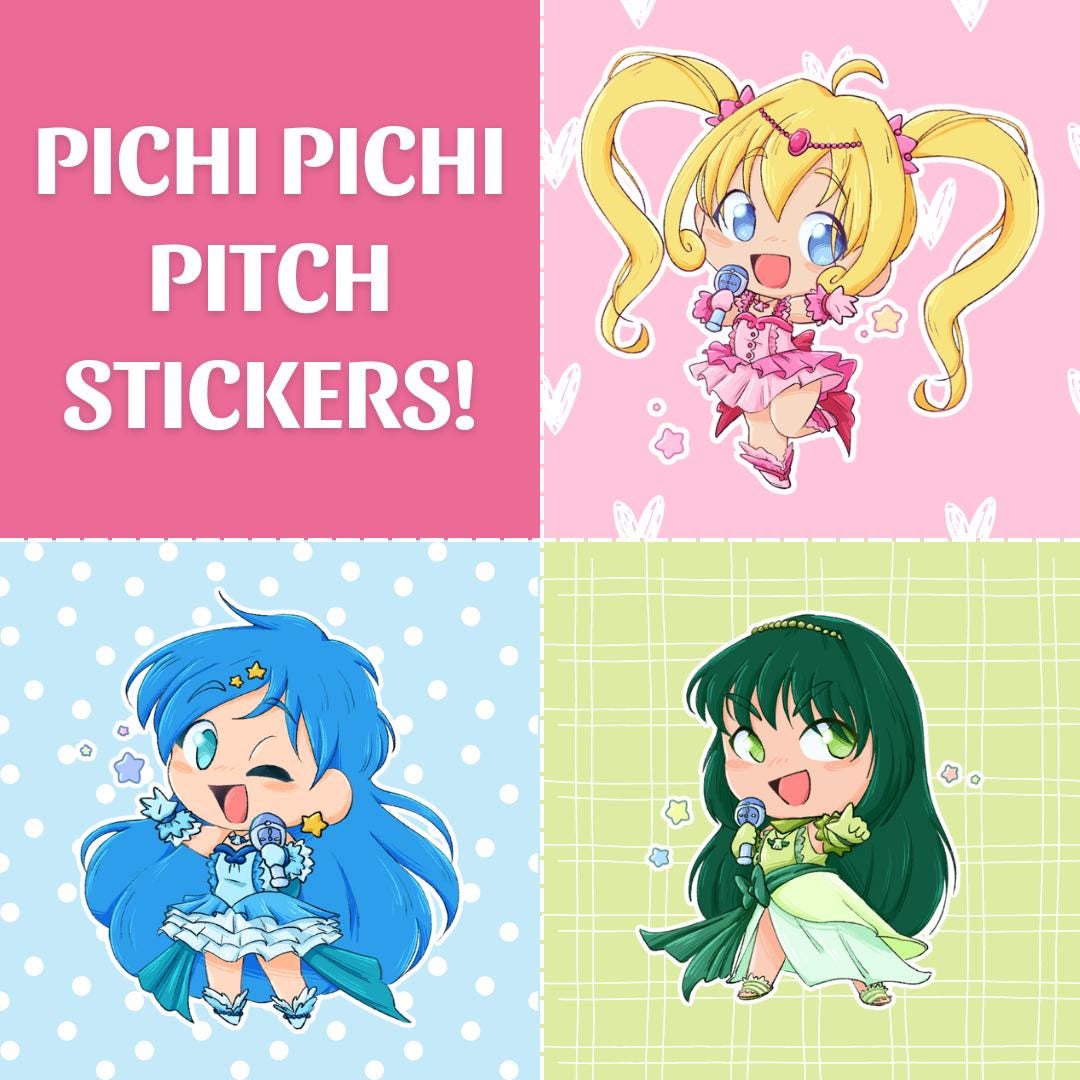 Pichi Pichi Pitch Stickers - Etsy