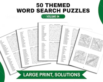 Ultimate Word Search Fun - Instant Download Puzzle Book for All Ages ...