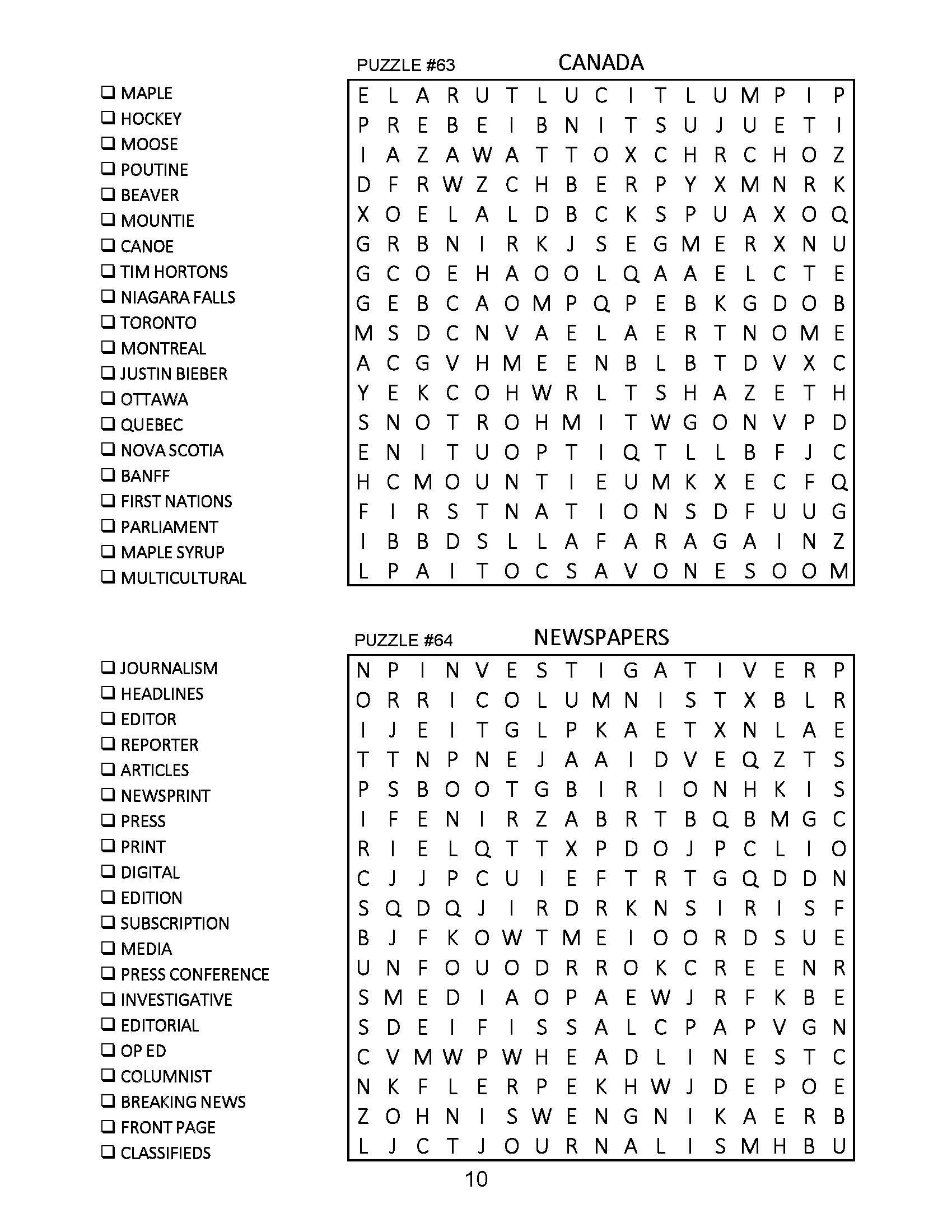 1000 Word Search Puzzles With Solutions | Printable Word Game Bundle ...