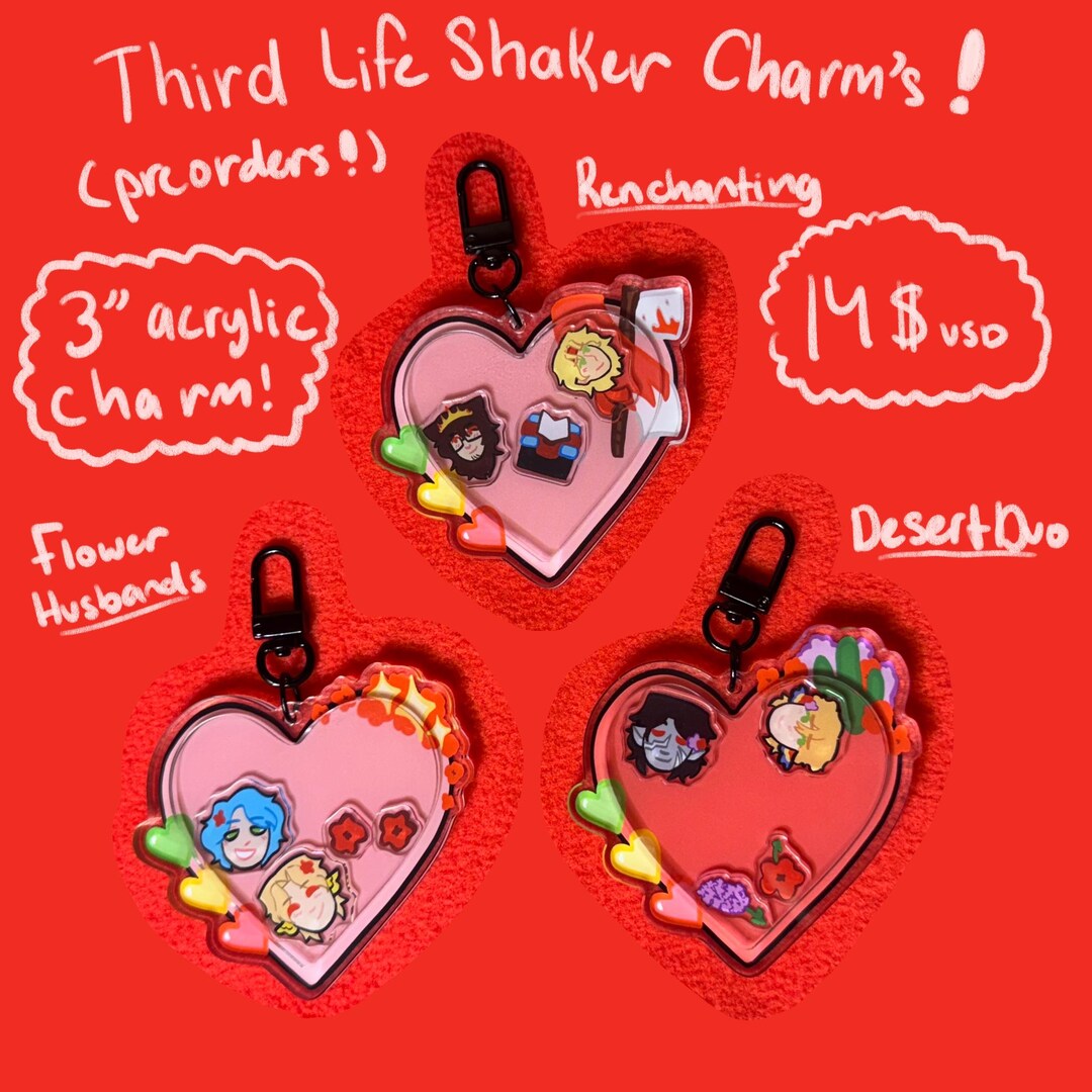 Third Life Alliances Shaker Charms (PRE ORDER) - Etsy