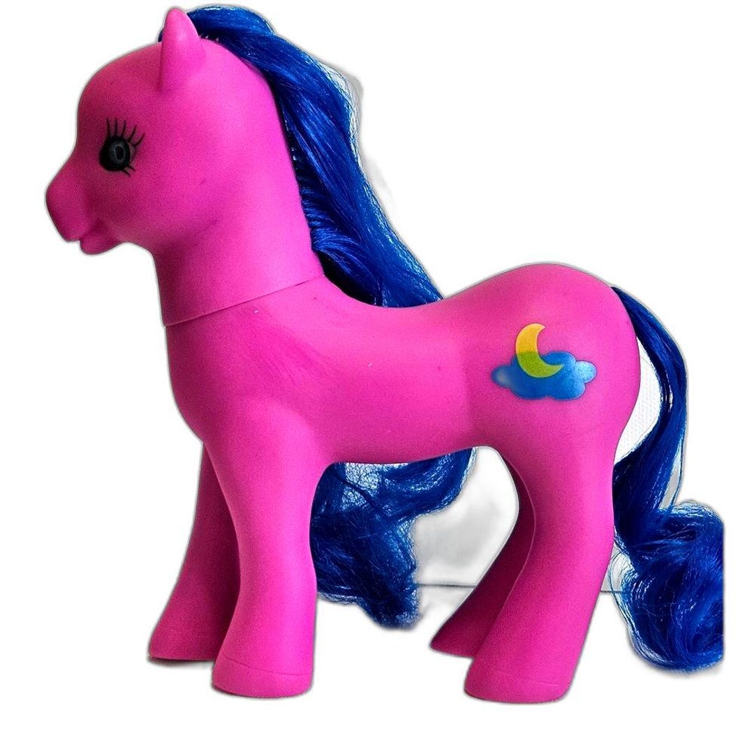 Vintage GI-GO Pony Pink Cloud Moon Cutie Mark. - Etsy
