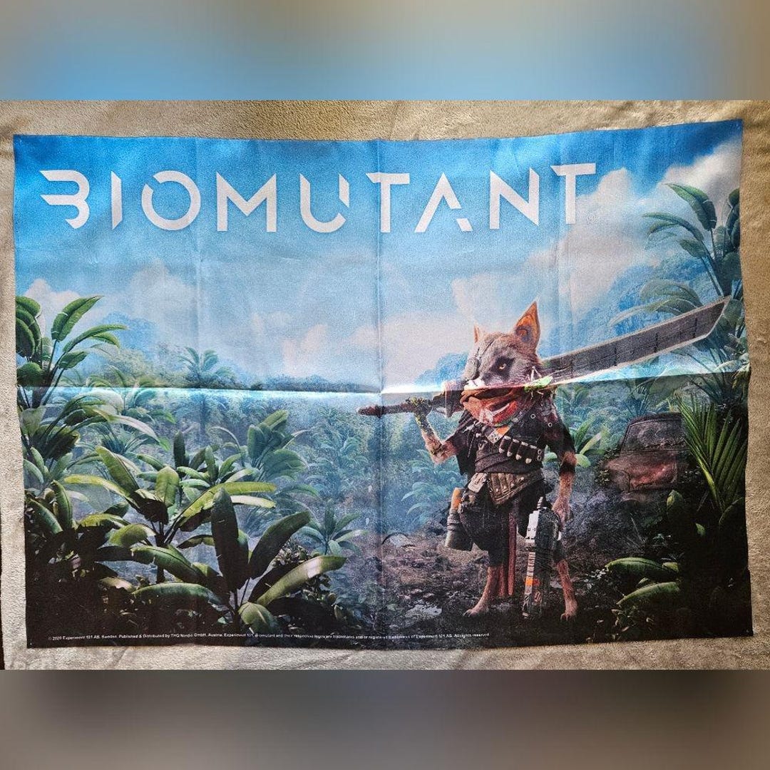 Biomutant Cloth Fabric Art Poster Collector's Edition. - Etsy