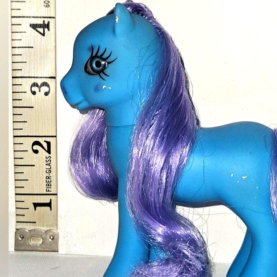 Vintage Gi-go Pony Blue With Red Heart Cutie Mark. - Etsy