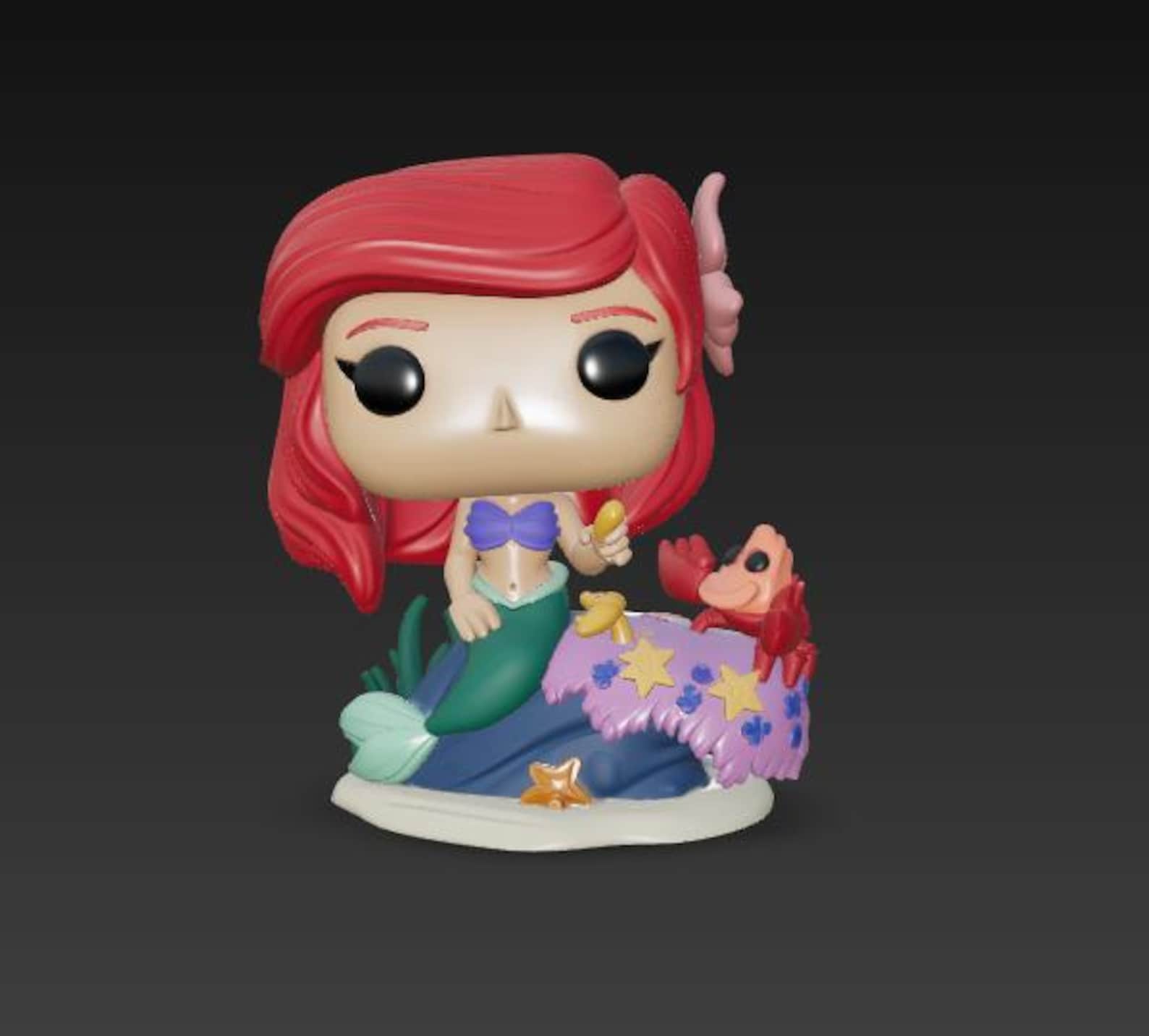 Disney Princess 3D Funko Pop Model Set. - Etsy