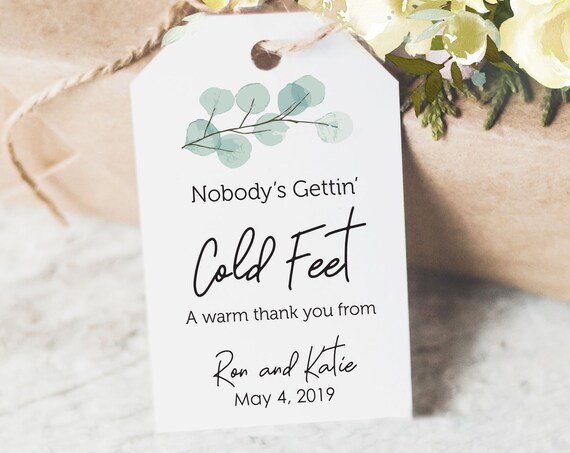 Engagement Favor Tags - Recipe Box Designs