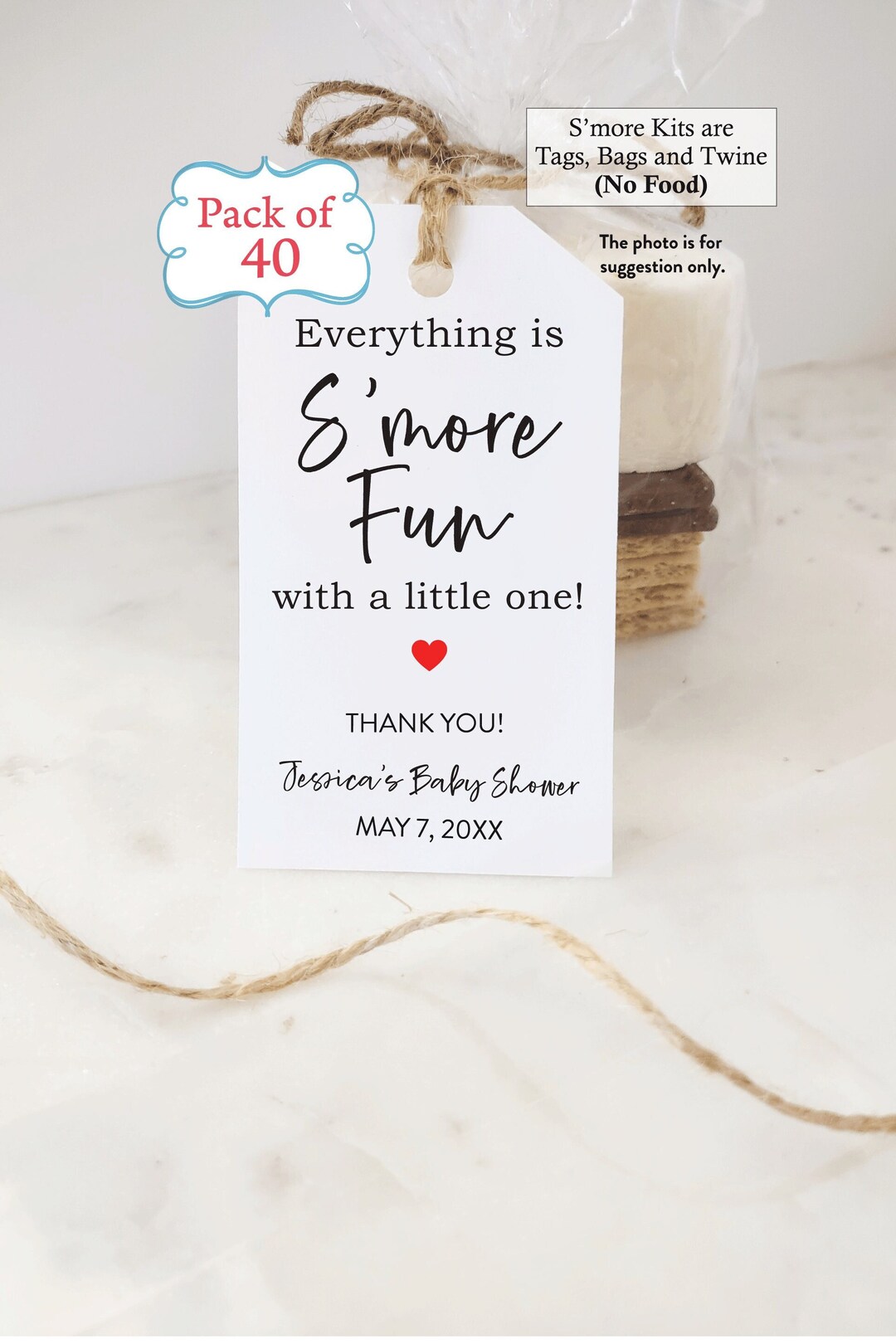 Everything is Smore Fun, Baby Shower Smores, Gender Shower, Modern ...