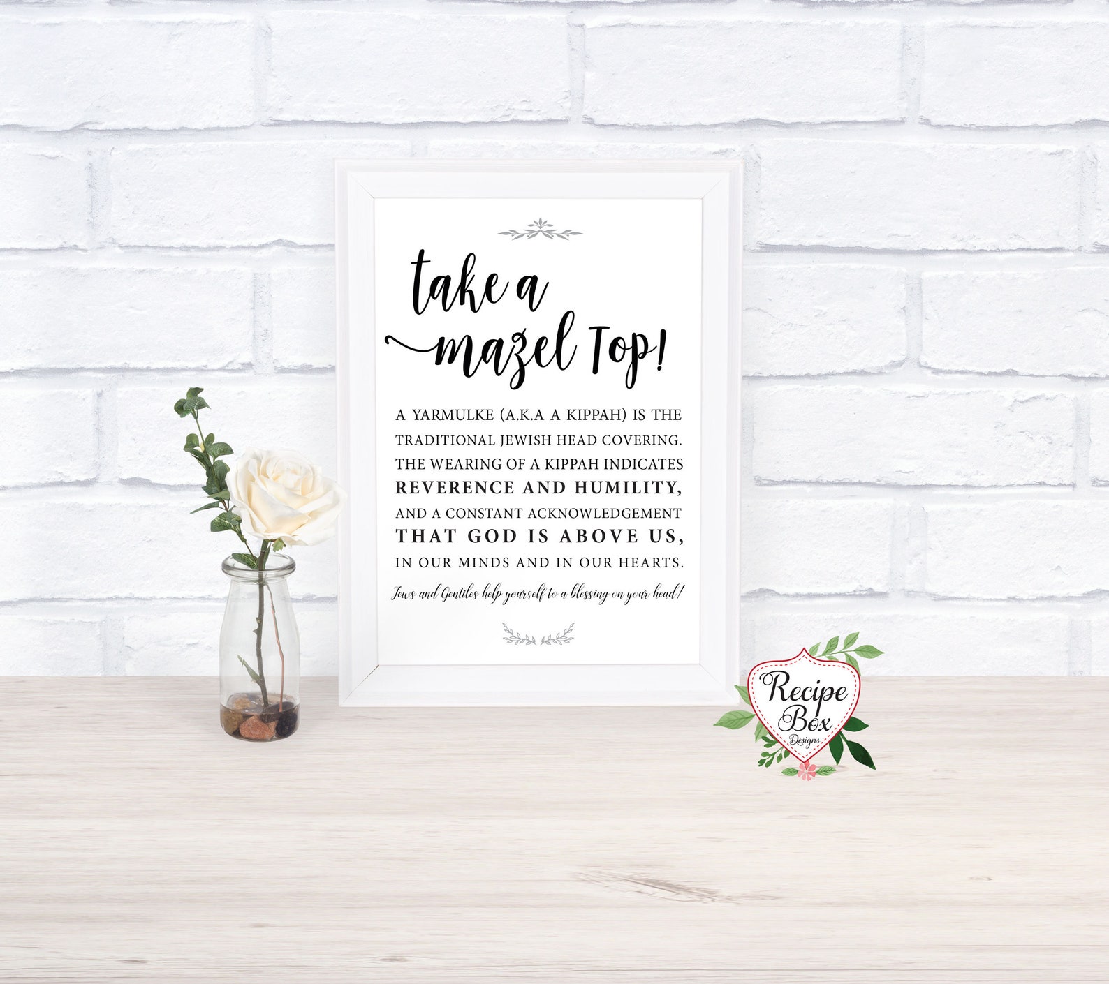 Mazel Top Mazel Tov Jewish Wedding Sign Mazel Top Sign | Etsy