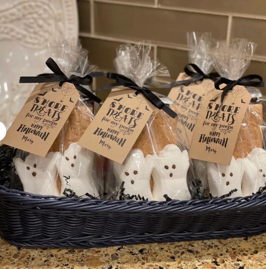 Halloween Smores Favor for Trick or Treats Includes the Bags and Twine ...