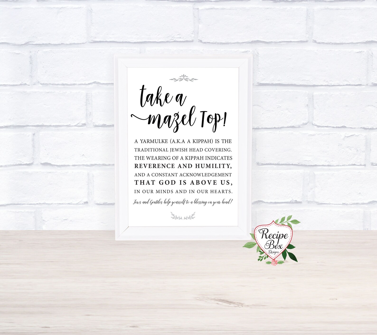 Mazel Top Mazel Tov Jewish Wedding Sign Mazel Top Sign | Etsy