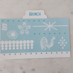 Recipe Divider Cards, Dividers, Pyrex Recipe Dividers Card, Fits Most ...